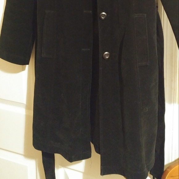Doki Geki | Jackets & Coats | Long Black Belted Jacket | Poshmark